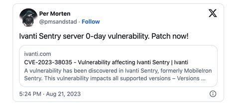 Ivanti Warns Of New Actively Exploited Mobileiron Zero Day Bug
