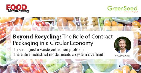 Packaging Sustainability Manufacturing Brad Meridith