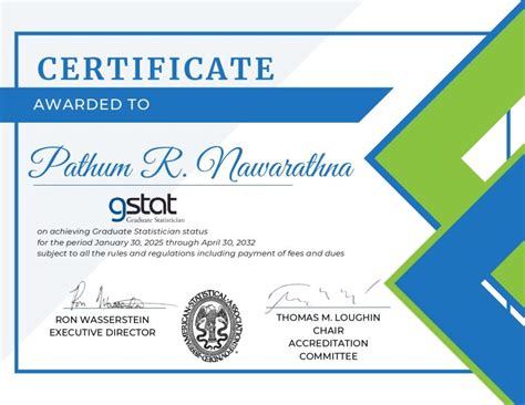 Asa Biostatistics Statistics Quantitativeresearch Careergrowth Pathum Nawarathna Gstat