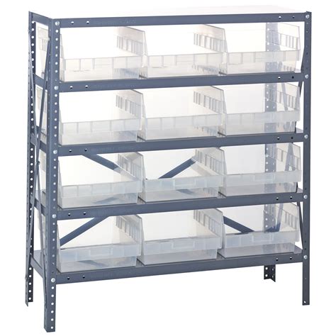 Quantum Storage Systems 1839 Series Store More Shelf Bin Shelving Unit