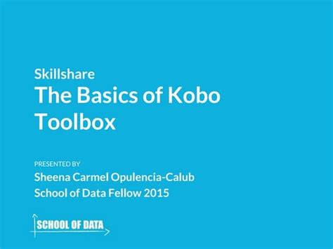 kobo collect workshop ppt
