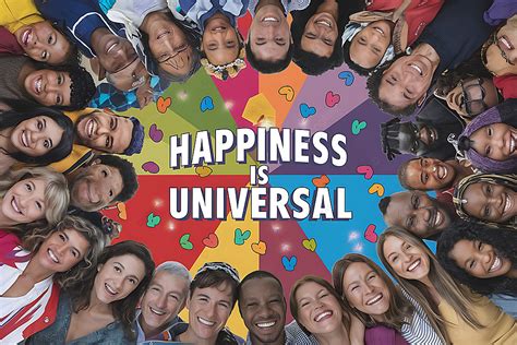 Smiling Faces From Around The World Spreading Happiness Background