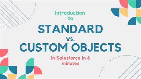 Standard And Custom Objects Create Custom Object When To Use Which