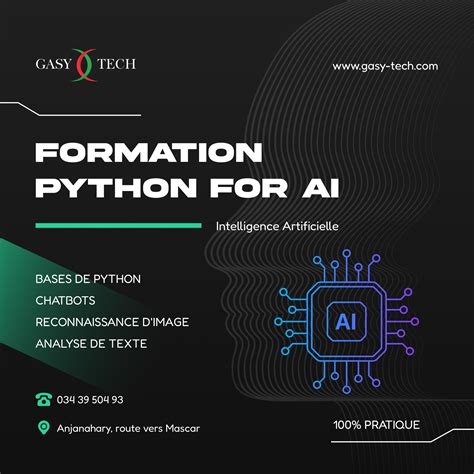 gasy tech 🚀 formation 𝗣𝗬𝗧𝗛𝗢𝗡 pour l 𝗜𝗻𝘁𝗲𝗹𝗹𝗶𝗴𝗲𝗻𝗰𝗲 𝗔𝗿𝘁𝗶𝗳𝗶𝗰𝗶𝗲𝗹𝗹𝗲 tu veux