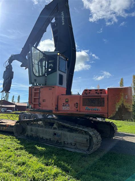 2011 Hitachi 350 Ll Log Loader Jewell Log Grapple For Sale 21 000 Hours Ferndale Wa L560