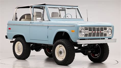 1974 Pale Blue Ford Bronco 1974 Icon Bronco Br 74 Classic Ford Broncos