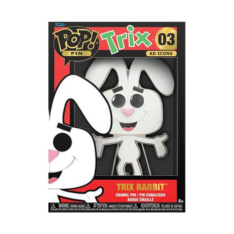 Trix Rabbit Large Enamel Funko Pop Pin Entertainment Earth