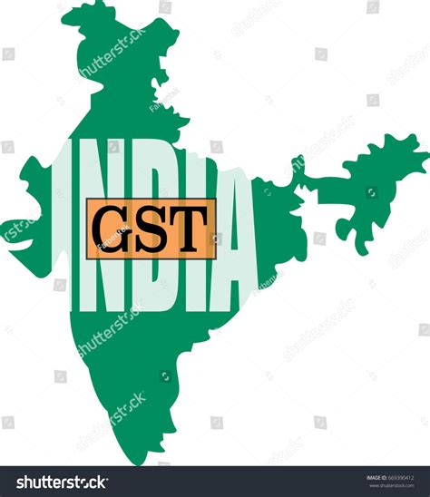 Gst And India Map Over 5 Royalty Free Licensable Stock Vectors