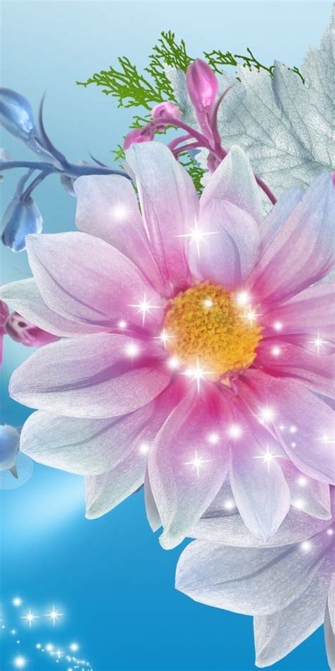 Обои на рабочий стол Флауэрсы Художественные Бабочка Цветок 270531 для ПК