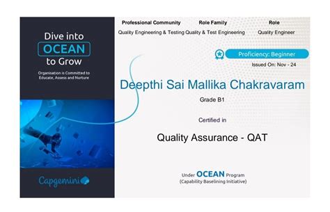 chakravaram deepthi sai mallika on linkedin capgemini