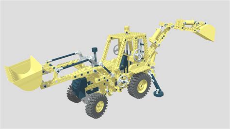 Lego Technic 8862 Jcb Excavator Download Free 3d Model By Sleepy Sea Otter Sleepyseaotter