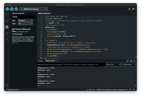 Problem With DHT ESP Sensors Arduino Forum