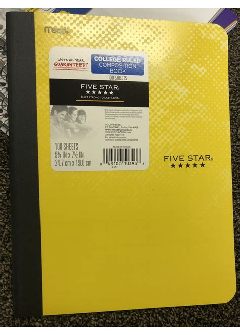 Yellow Star Book