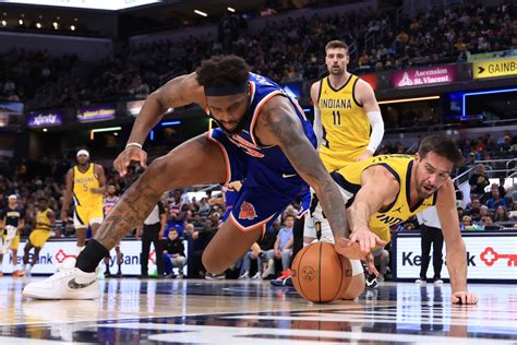 Mitchell Robinson Knicks Punt Pacers To Close Big East Road Trip