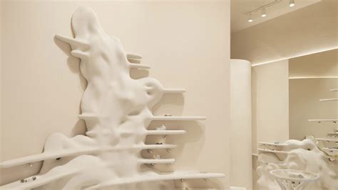 External Reference Creates 3d Printed Organic Displays For La Manso Store