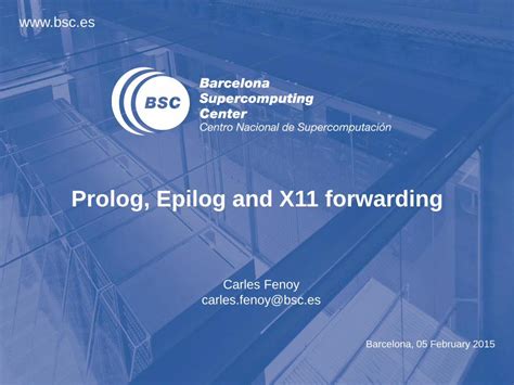 pdf prolog epilog and x11 forwarding hpc knowledge … · 3