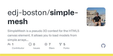 Github Edj Boston Simple Mesh Simplemesh Is A Pseudo D Context For The Html Canvas Element