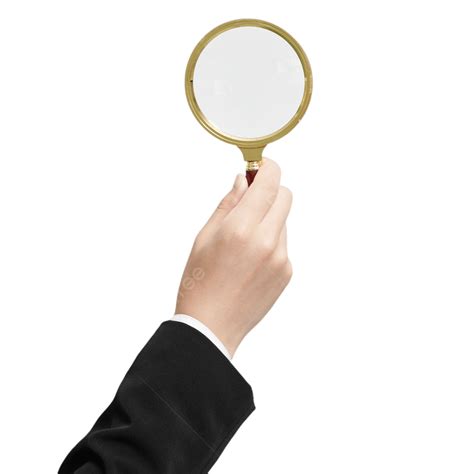 Magnifying Glass With Hand