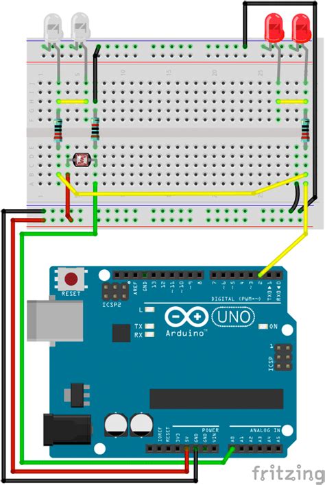 Adaptives Fahrtlicht Mit Arduino Arduino Tutorial