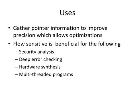 Ppt Semi Sparse Flow Sensitive Pointer Analysis Powerpoint