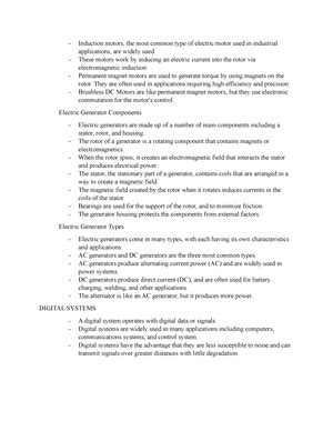ENT 104 Notes 32 Mathematical Modeling Of Circuits Circuit