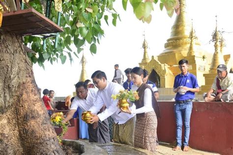 ဇေယျာသီရိမြို့နယ်၌ တထောင့်ဝင်ကုန်း မိုးကောင်းစေတီ အနေကဇာတင်ခြင်းနှင့် ကဆုန်ညောင်ရေ သွန်းလောင