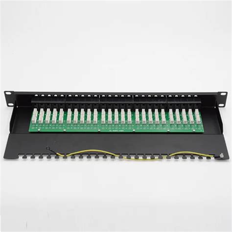 Ethernet Cat3 Voice Utp 50 Port Telephone Patch Panel 110 Or Lsa Rj11 Telephone Patch Panel