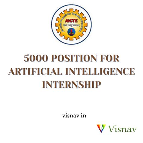 Aicte Internship 2022 5000 Position For Artificial Intelligence