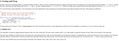 Solved 1 Sorting And Swap Sorting Is The Process Of