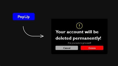 Create Custom Popup Using Html Css And Javascript Youtube
