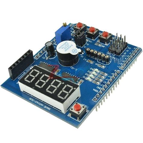 Multi Function Shield With Buzzer Lm35 4 Digit Digital Led Expansion