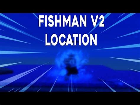 GPO How To Get Fishman V2 Spawn Megalodon YouTube