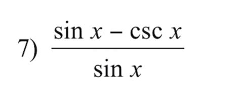 Solved Sinxsinxcscx Chegg Com