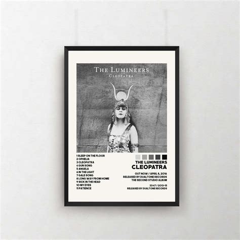 The Lumineers Posters Cleopatra Poster The Lumineers Cleopatra