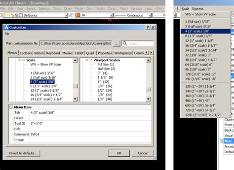 Viewport Scale — Bricscad Forum