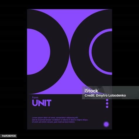 스위스 디자인 포스터 레이아웃의 메타 현대 미학 대담한 타이포그래피와 기하학적 모양으로 만든 그래픽 템플릿 0명에 대한 스톡 벡터 아트 및 기타 이미지 Istock