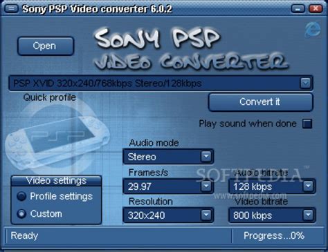 Sony PSP Video Converter Download Softpedia