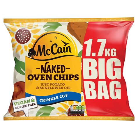 Mccain Naked Oven Chips Crinkle 17kg Frozen Chips And Potatoes Joybuy