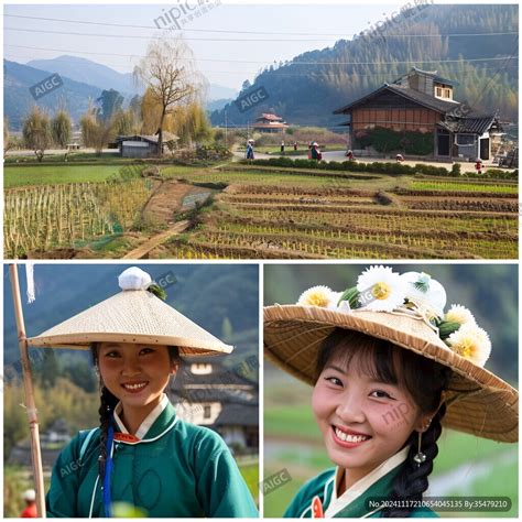 Ai创作图锦绣田园农家女孩 山里人家姑娘 快乐农家生活 朝鲜族印象 朝鲜族少女 朝鲜族农业生活场景 插秧的女人们 朝鲜族女孩 农家女孩素材 朝鲜族姑娘 农村幸福生活 小村姑 农村休闲生活 戴