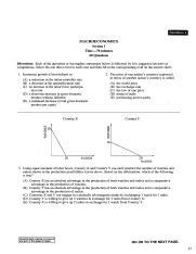 2010 Macro MCQ With Answers Pdf MACROECONOMICS Section I Time 70 Minutes 60 Questions