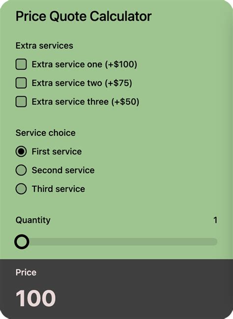 Maximize Conversions With Interactive Pricing Quote Calculator