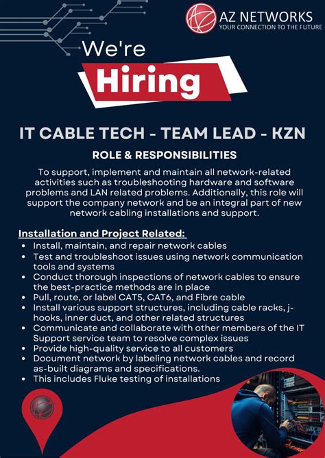 Itnetworking Networkcabling Teamlead Cabletech Az Networks