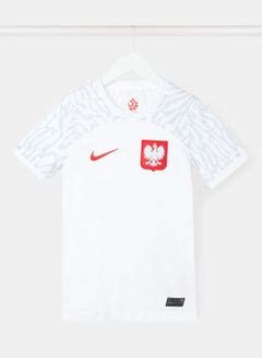 Nike Youth Poland 2022 Dri Fit Stadium Home Jersey Ksa Riyadh Jeddah
