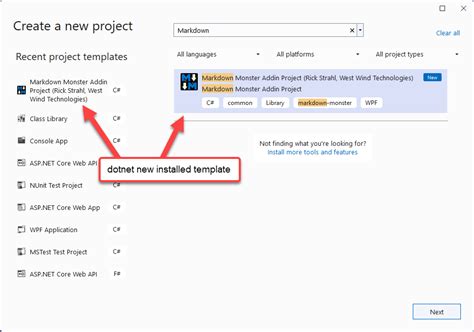 Creating Custom NET Project Types With NET CLI Project Templates Rick Strahl S Web Log