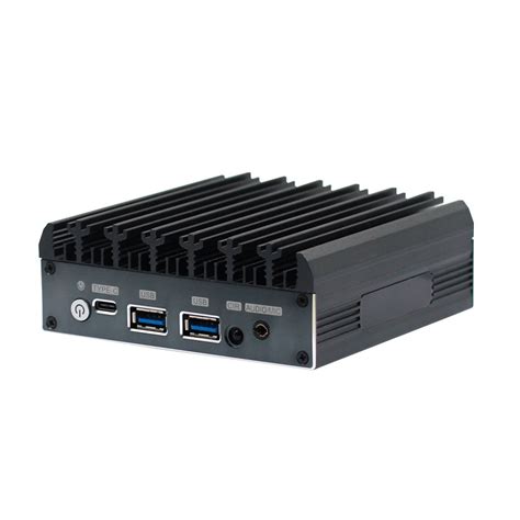 Industrial PC 4205u DDR4 SATA SSD Fanless Computer Dual LAN HD Dp Type C 2USB DC 12 19V