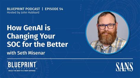 Sans Cyber Defense On Linkedin Ai Cyberdefense Blueprintpodcast