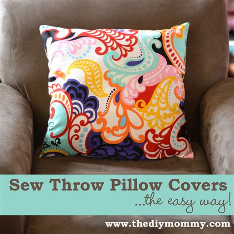 Sew A Throw Pillow Cover The Easy Way