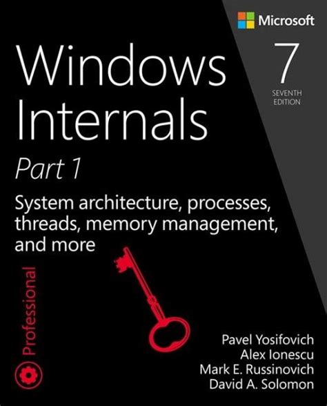 Windows Internals Book 1 Von David Solomon Mark Russinovich Bei