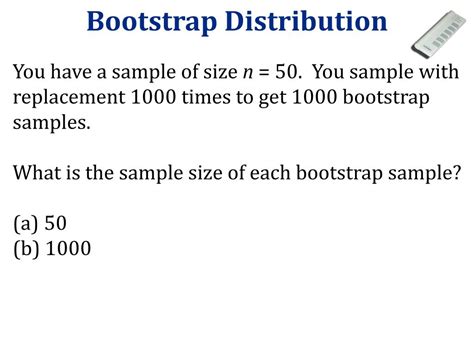 Ppt Confidence Intervals Bootstrap Distribution 2 6 12 Powerpoint