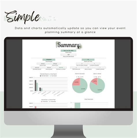 Ultimate Event Planning Template For Google Sheets Automated Etsy